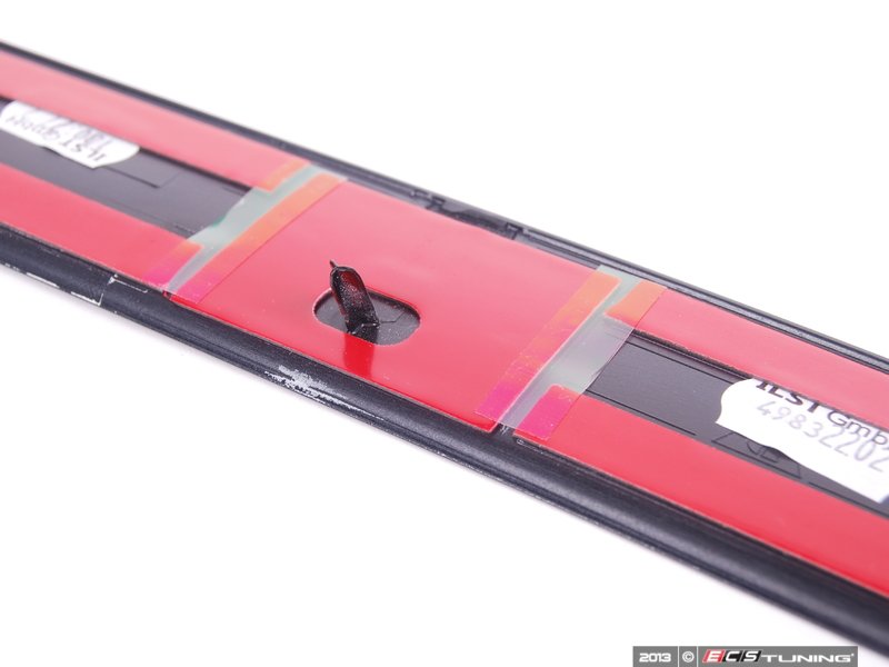 Genuine Porsche - 95851295501041 - Lower Rear Lid Moulding - Black