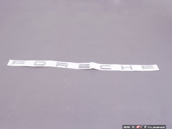 Genuine Porsche - 95855968701 - LOGO PORSCHE CHROME