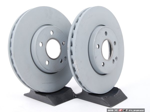 Genuine Mercedes Benz - 2114211212KT2 - Front Brake Rotors - Pair
