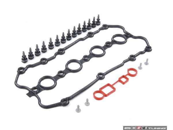 Assembled By ECS - 06F103483D - Valve Cover Gasket Kit