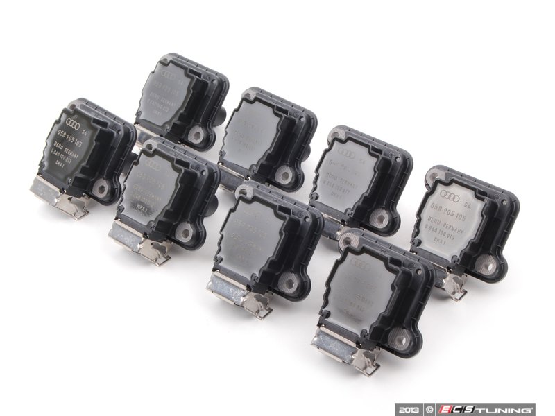 Genuine Volkswagen Audi - 058905105 - Ignition Coil Pack - Set Of Eight ...