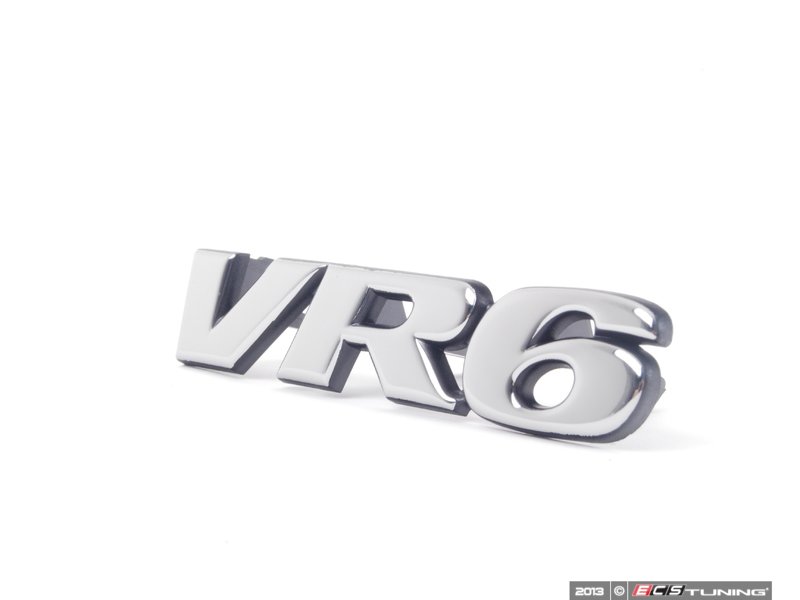 Genuine Volkswagen Audi - 7D0853679Z10 - "VR6" Front Grille Emblem ...