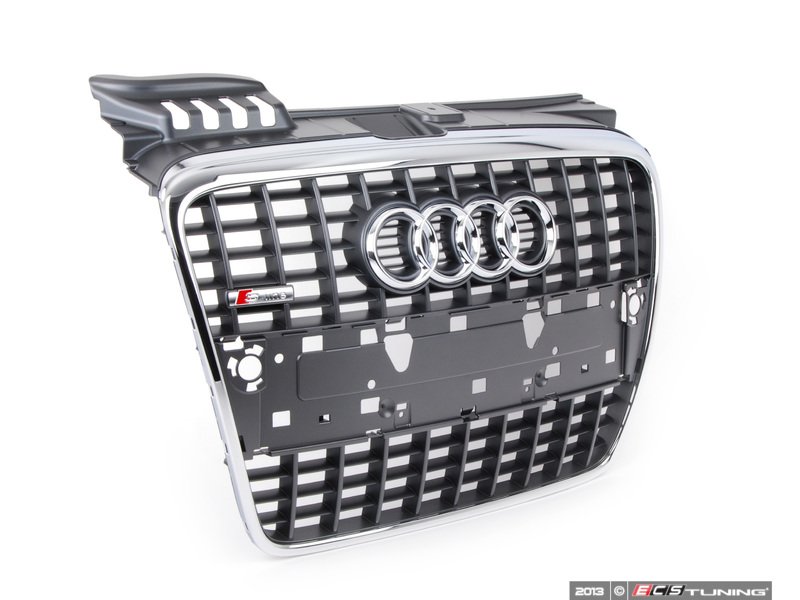 Genuine Volkswagen Audi - 8E0853651M1QP - S-Line Grille Assembly - Grey ...