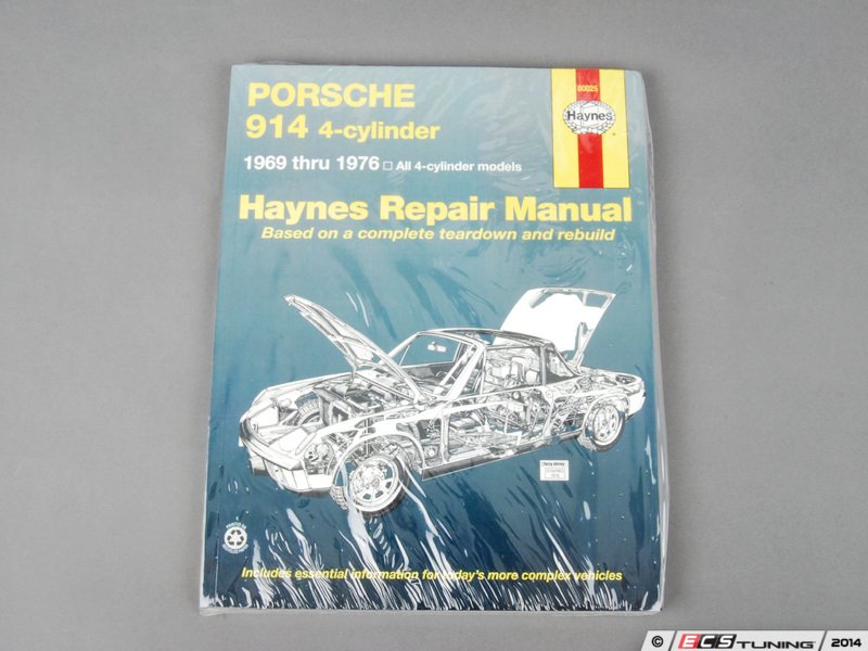 ECS News - Porsche 914 Haynes Repair Manual