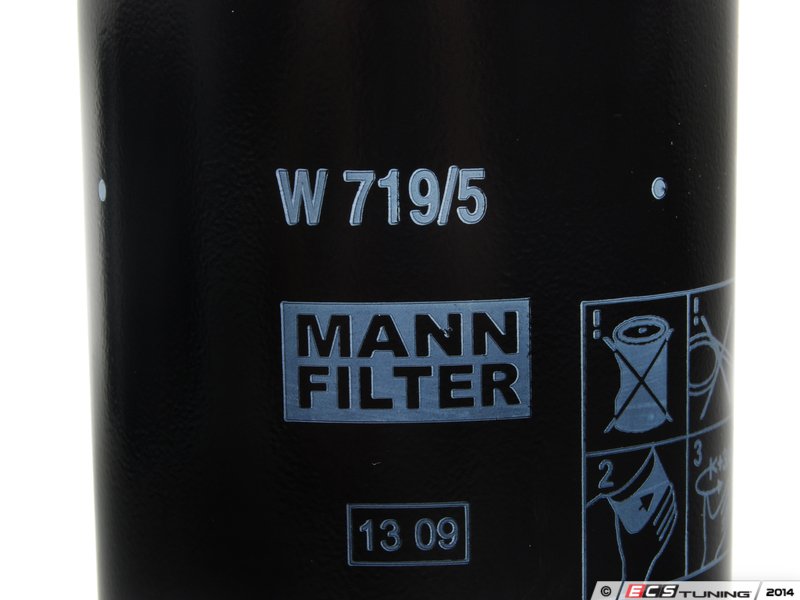 Mann - W719.55PACK - Oil Filter - Pack Of 5 -Stock Up And SAVE!