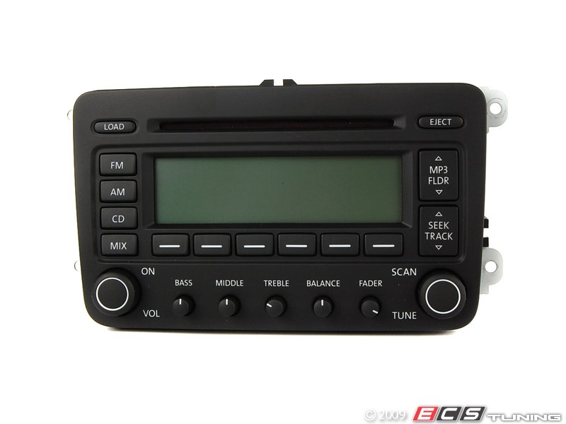 Genuine Volkswagen Audi - 1K0035180M - Premium 7 6CD Stereo - Black ...