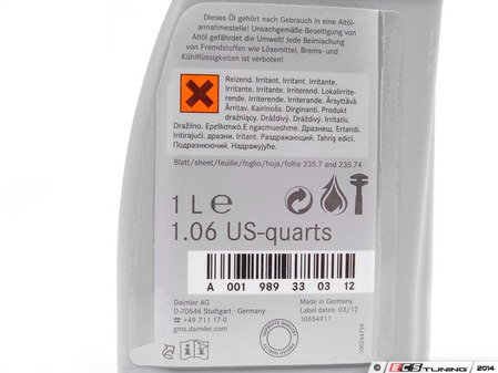 Genuine Mercedes Benz - 001989330312KT - Differential Service Kit ...