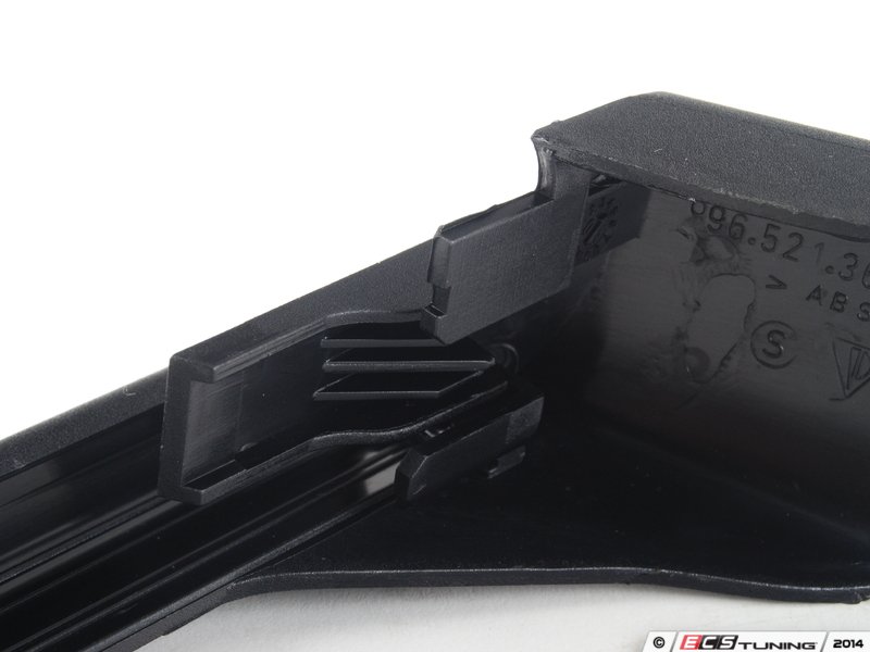 Genuine Porsche - 9965213630101C - Seat Rail Cover - Satin Black