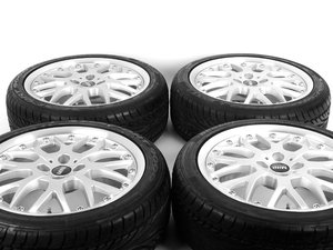 ECS News - MINI R90 BBS 2-Piece Wheel Set with Tires