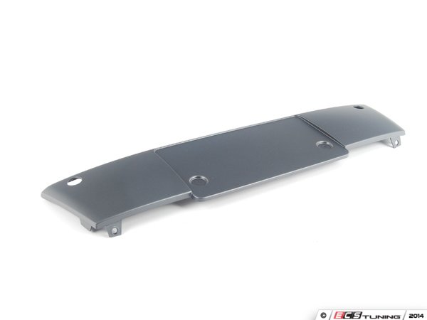 Genuine Volkswagen Audi - 4E0807287AK1QP - License Plate Bracket - Grey ...