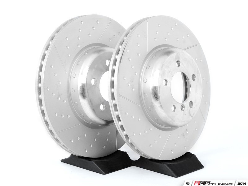 Genuine BMW M Performance - 34106797603kt - Front Brake Rotors - Pair ...