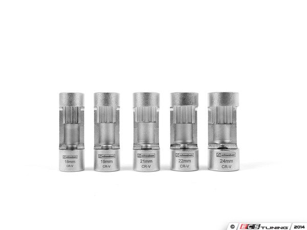 Schwaben - 003046SCHKT - Strut Nut Socket Set - 5 Piece