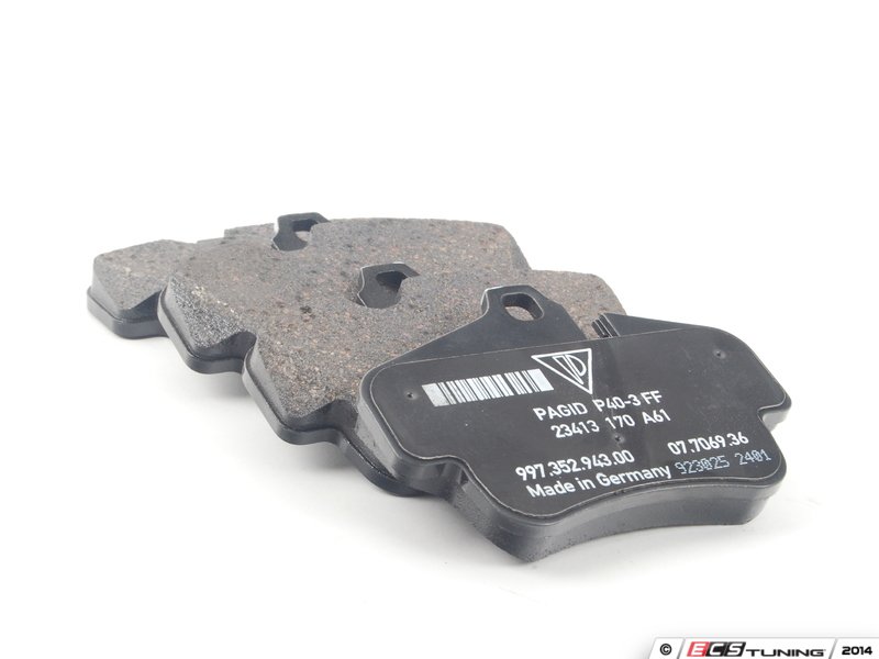 Genuine Porsche - 99735294800 - Rear Brake Pad Set