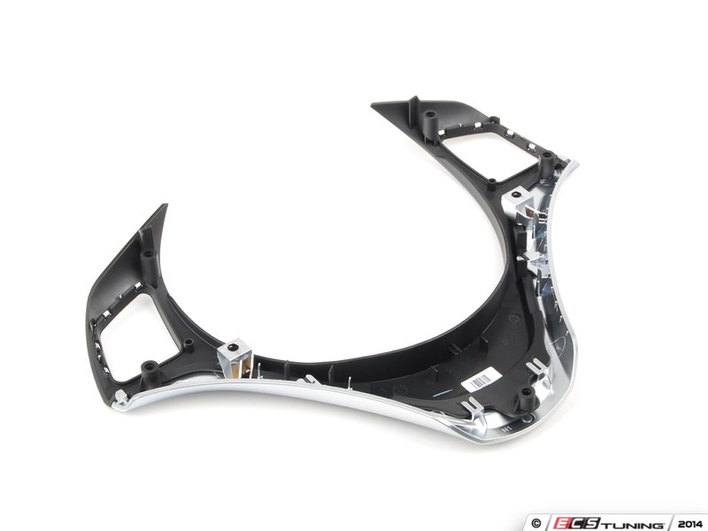 Genuine BMW - 32306853142 - Steering Wheel Trim Cover - Black/Chrome ...