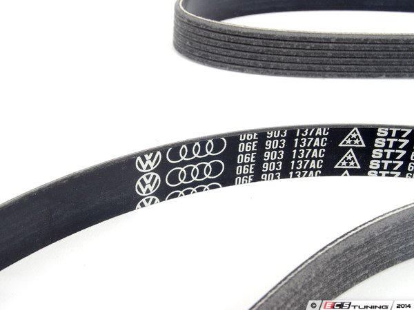 Genuine Volkswagen Audi - 06E903137AC - Accessory Belt (06E 903 137 AC)