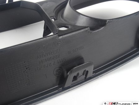 Genuine BMW - 51117279701 - Fog Light Grille - left (51-11-7-279-701)