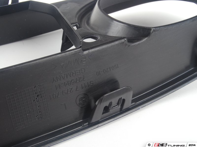 Genuine BMW - 51117279701 - Fog Light Grille - left (51-11-7-279-701)