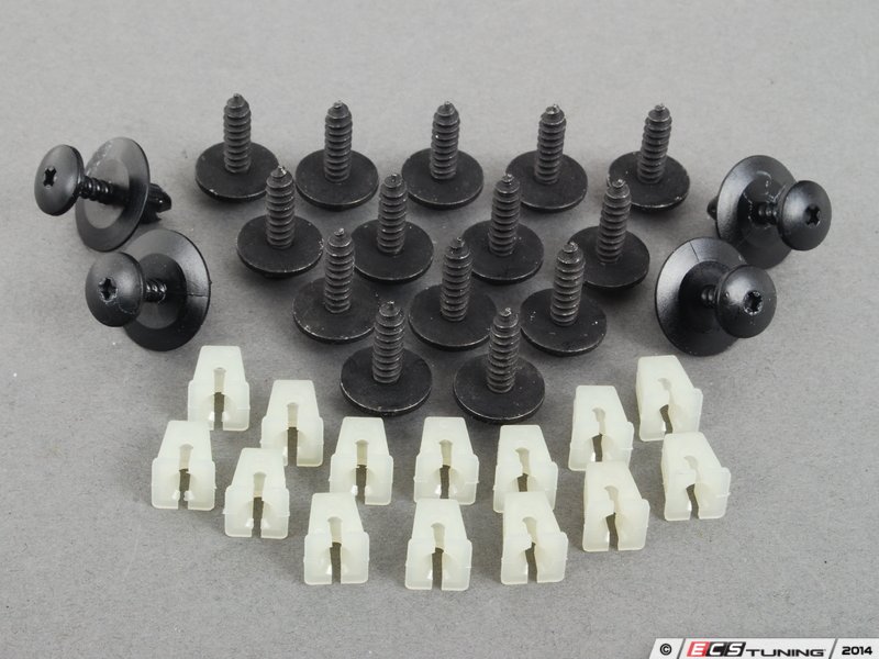 Genuine BMW - 63121374075X5KT - Front Fender Liner Hardware Kit