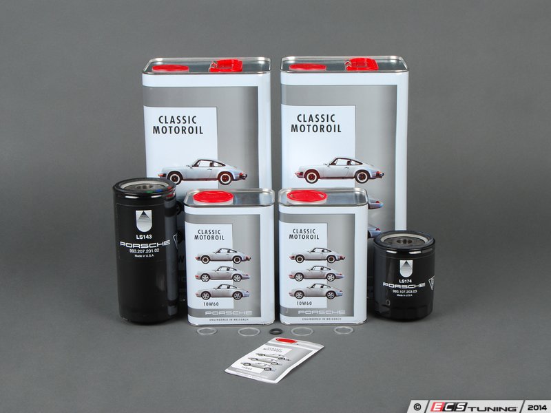 Genuine Porsche - 99310720303KT2 - 993 Turbo Premium Oil Service Kit