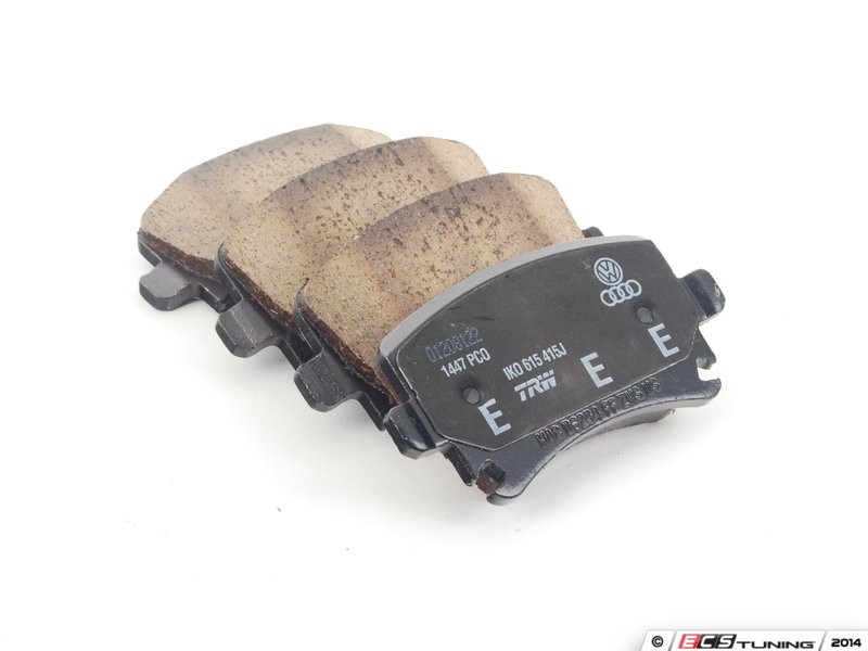 Genuine Volkswagen Audi - 1K0698451H - Brake Pad Set (1K0 698 451 H)