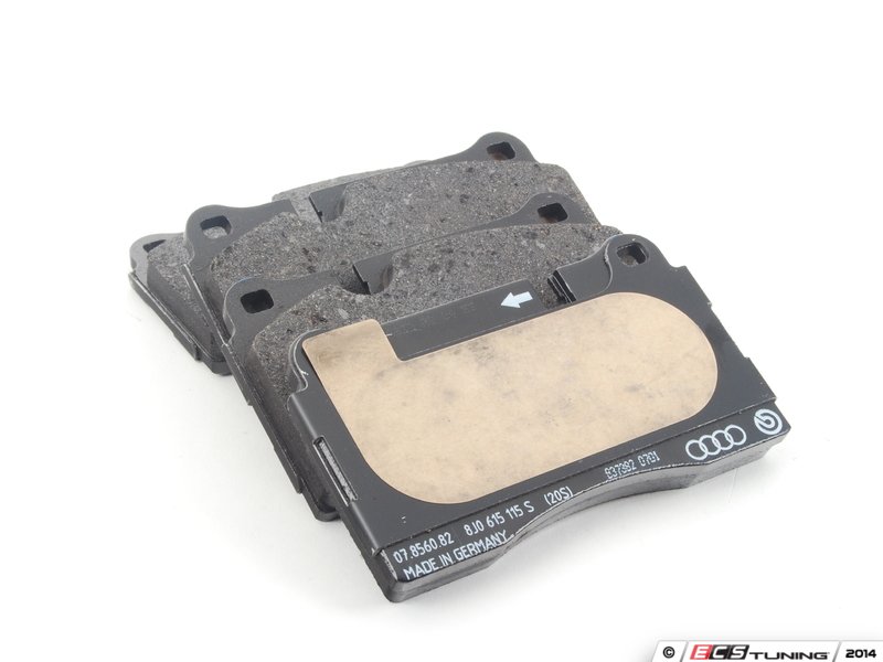 Genuine Volkswagen Audi - 8J0698151K - Front Brake Pad Set (8J0 698 151 K)