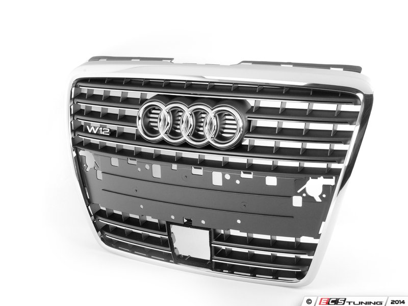 Genuine Volkswagen Audi - 4E0853651AB1QP - W12 Grille Assembly - Grey ...