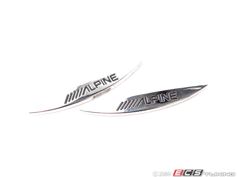 Genuine MINI - 65132292150 - Alpine Emblem - Pair - (NO LONGER ...