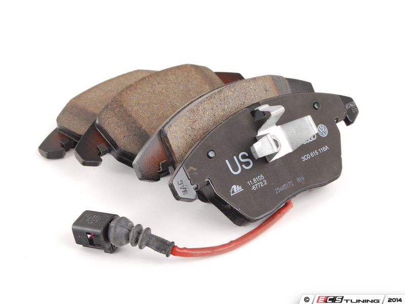 Genuine Volkswagen Audi - 3C0698151DKT1 - Front & Rear Brake Pad Kit ...