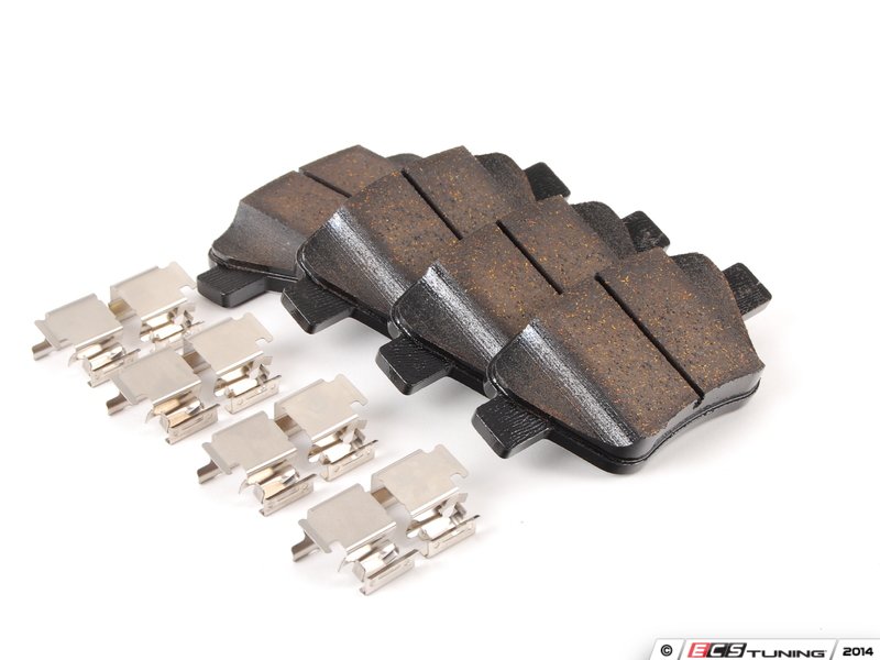 Genuine Volkswagen Audi - 3C0698151DKT1 - Front & Rear Brake Pad Kit ...