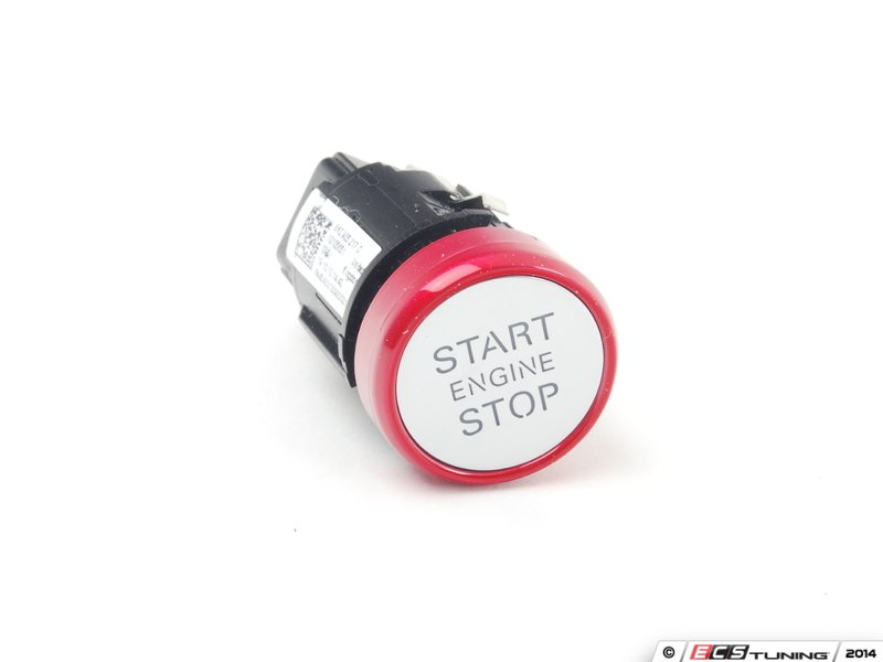 Genuine Volkswagen Audi - 8K0905217C - Start/Stop Switch - chrome/red ...