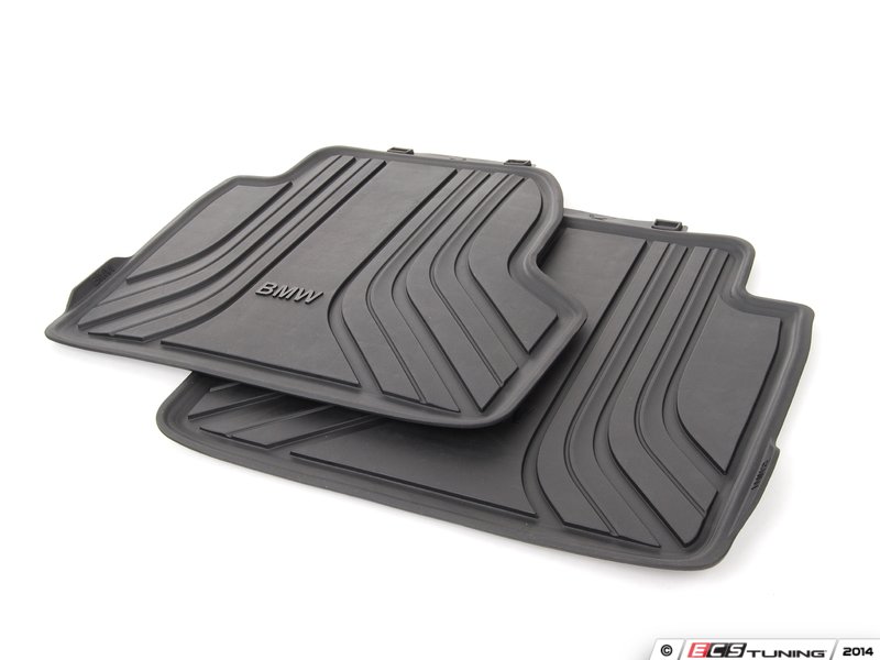 Genuine BMW - 51472348155 - Basic Line Rubber Floor Mat Set - Front (51 ...