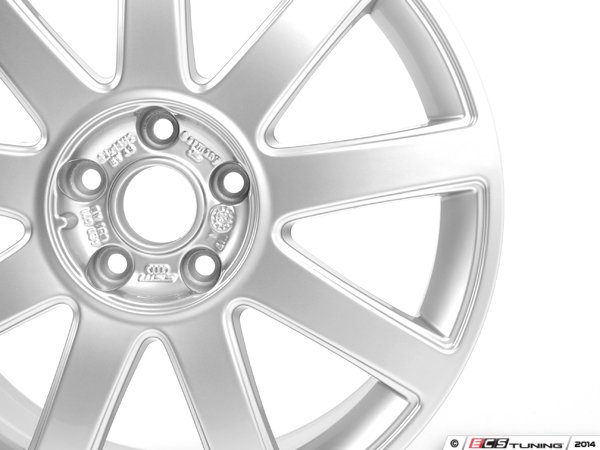 Genuine Volkswagen Audi - 4E0601025AB1H7 - 18" 9-Spoke Wheel - Priced ...