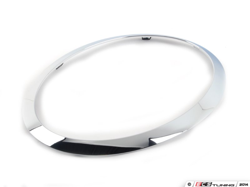 Genuine MINI - 51137300632 - Headlight Trim Ring Chrome - Passenger ...