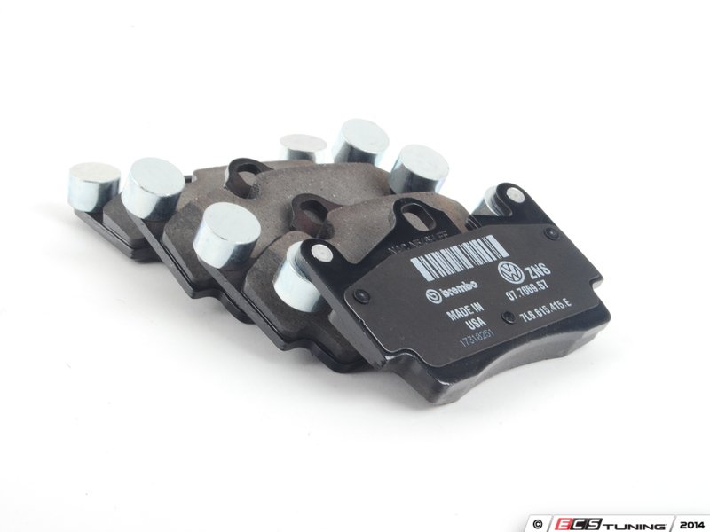 Genuine Volkswagen Audi - 7L6698451D - Rear Brake Pad Set (7L6 698 451 D)