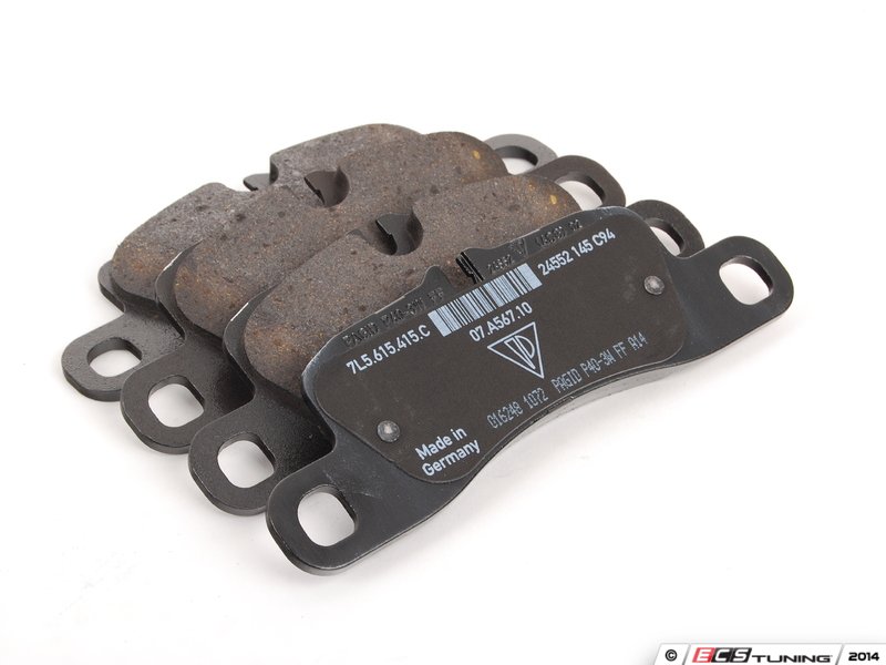 Genuine Porsche - 95535193970 - Front PCCB Pad Set