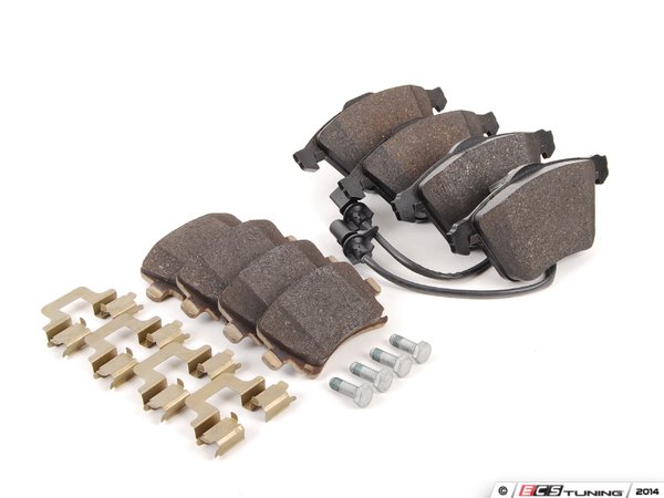 Genuine Volkswagen Audi - 8E0698151GKT3 - Front & Rear Brake Pad Kit ...