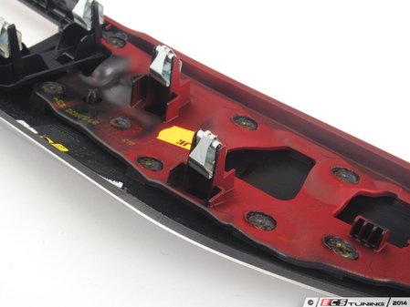 Genuine BMW - 51459231221 - Brushed Aluminum/Coral Red Dashboard Trim ...