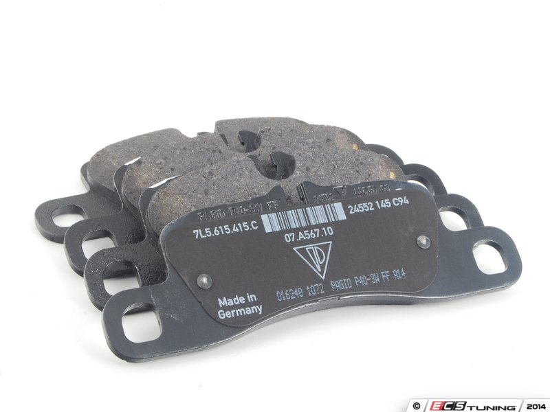 Genuine Porsche - 95535293970 - PCCB Rear Brake Pad Set