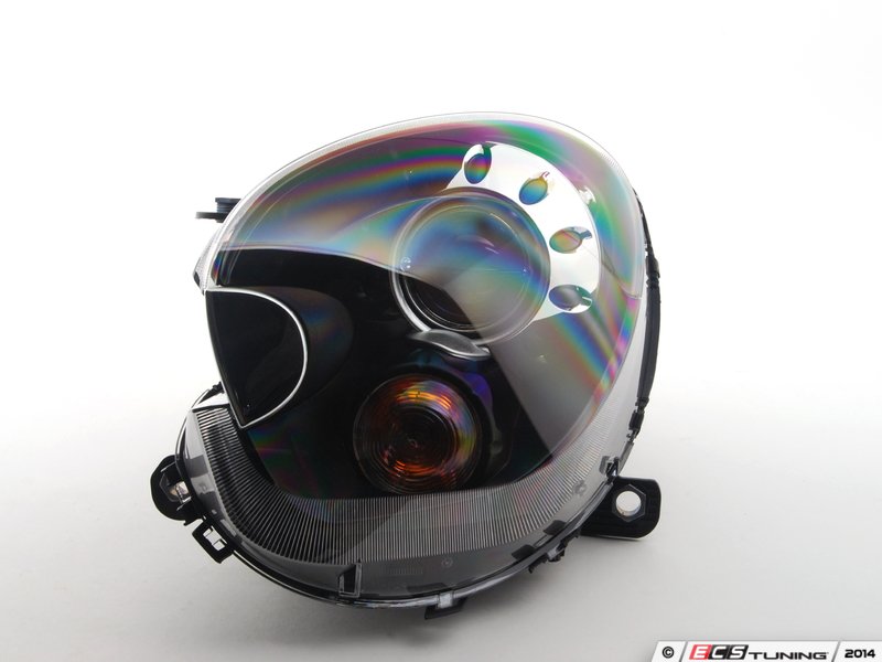 Genuine MINI - 63129808271 - Bi-Xenon Black Headlight Assembly - Left ...