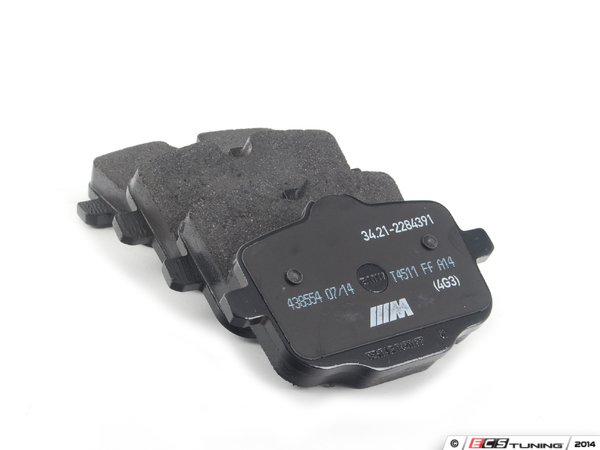 Genuine BMW - 34212284389 - Rear Brake Pad Set (34-21-2-284-389)