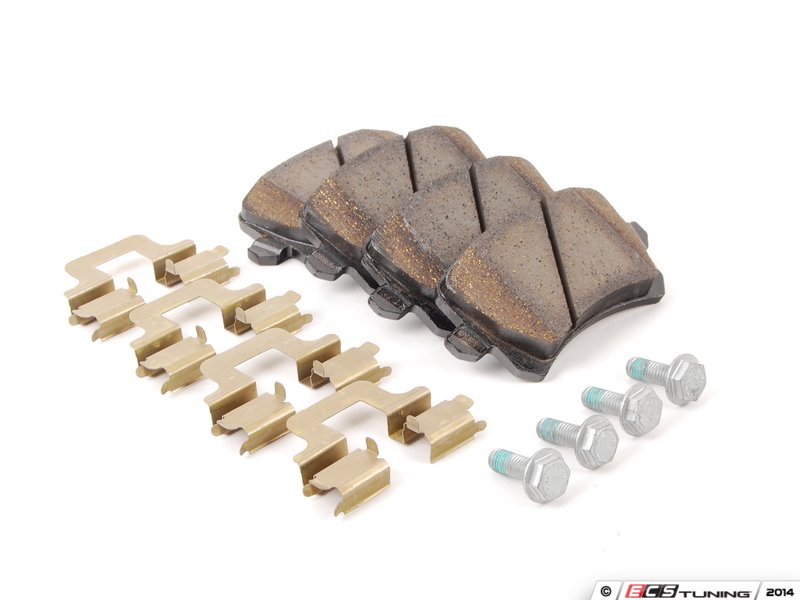 Genuine Volkswagen Audi - 1K0698451L - Rear Brake Pad Set (1K0 698 451 L)