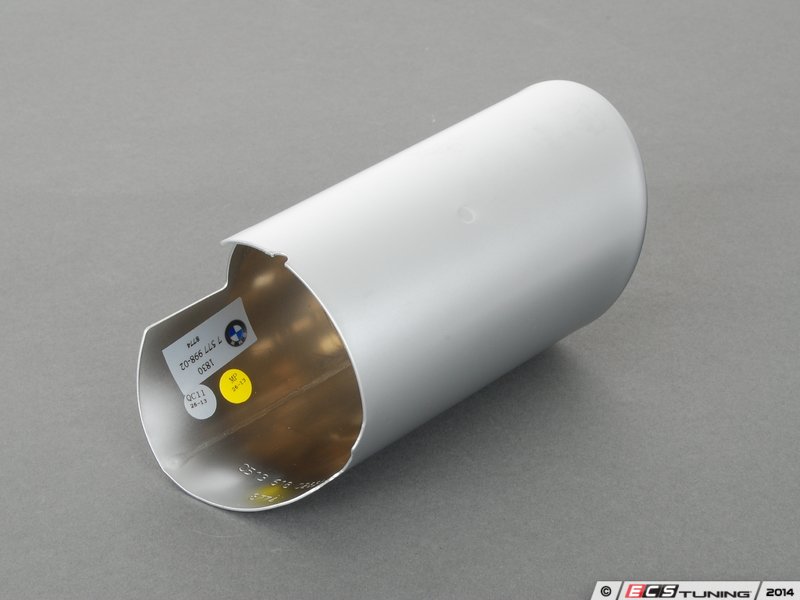 Genuine BMW - 18307577998 - Genuine BMW Flat Chrome Exhaust Tip (18-30 ...