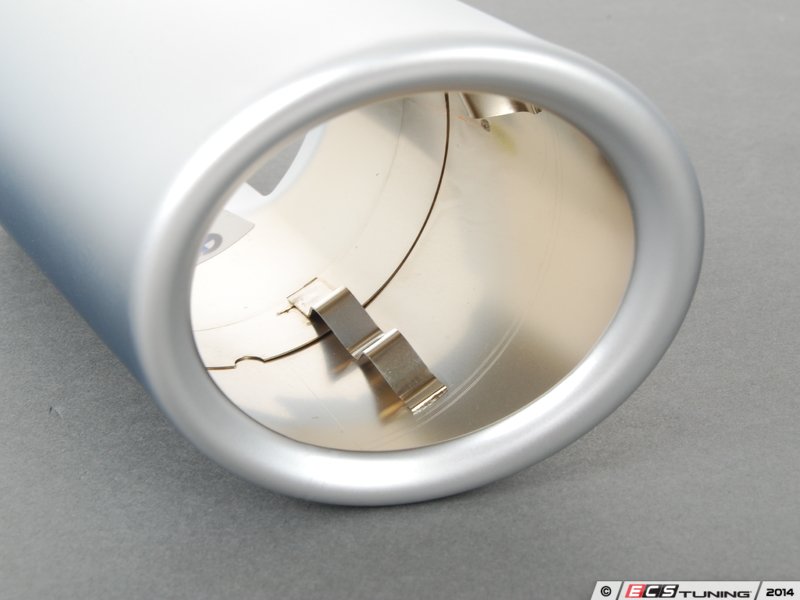 Genuine BMW - 18307577998 - Genuine BMW Flat Chrome Exhaust Tip (18-30 ...