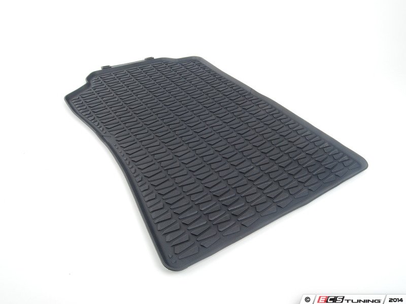 Genuine BMW - 51472458442 - Front Rubber Floor Mats - Black (51-47-2 ...