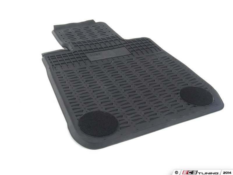 Genuine BMW - 51472458442 - Front Rubber Floor Mats - Black (51-47-2 ...
