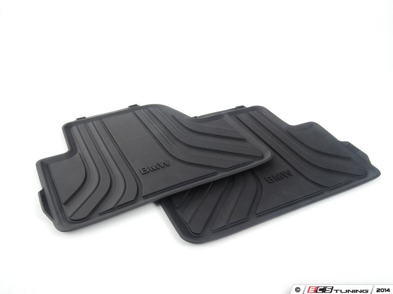 Genuine BMW - 51472350421 - Basic Line Rear Rubber Floor Mat Set (51-47 ...