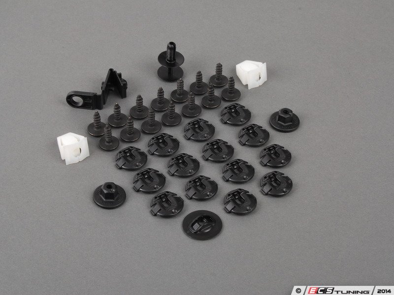 Genuine Volkswagen Audi - 8R0098629 - Fender Liner Hardware Kit ...