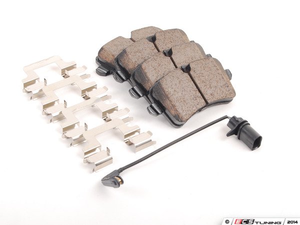 Akebono - 4G0698451A - Rear Euro Ceramic Brake Pad Set (EUR1547A)