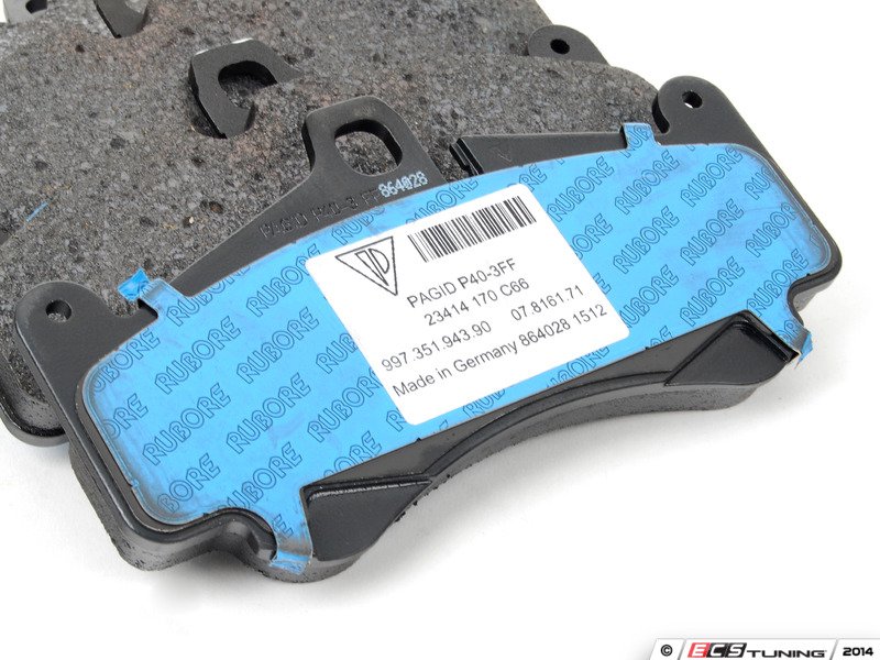 Genuine Porsche - 99735194890 - Front Brake Pad Set