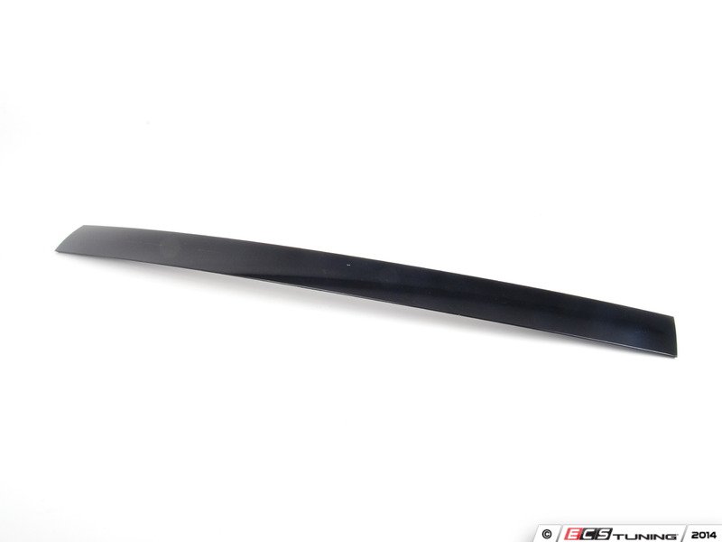 Genuine Porsche - 95555536501 - Rear Lid Moulding - High Gloss Black